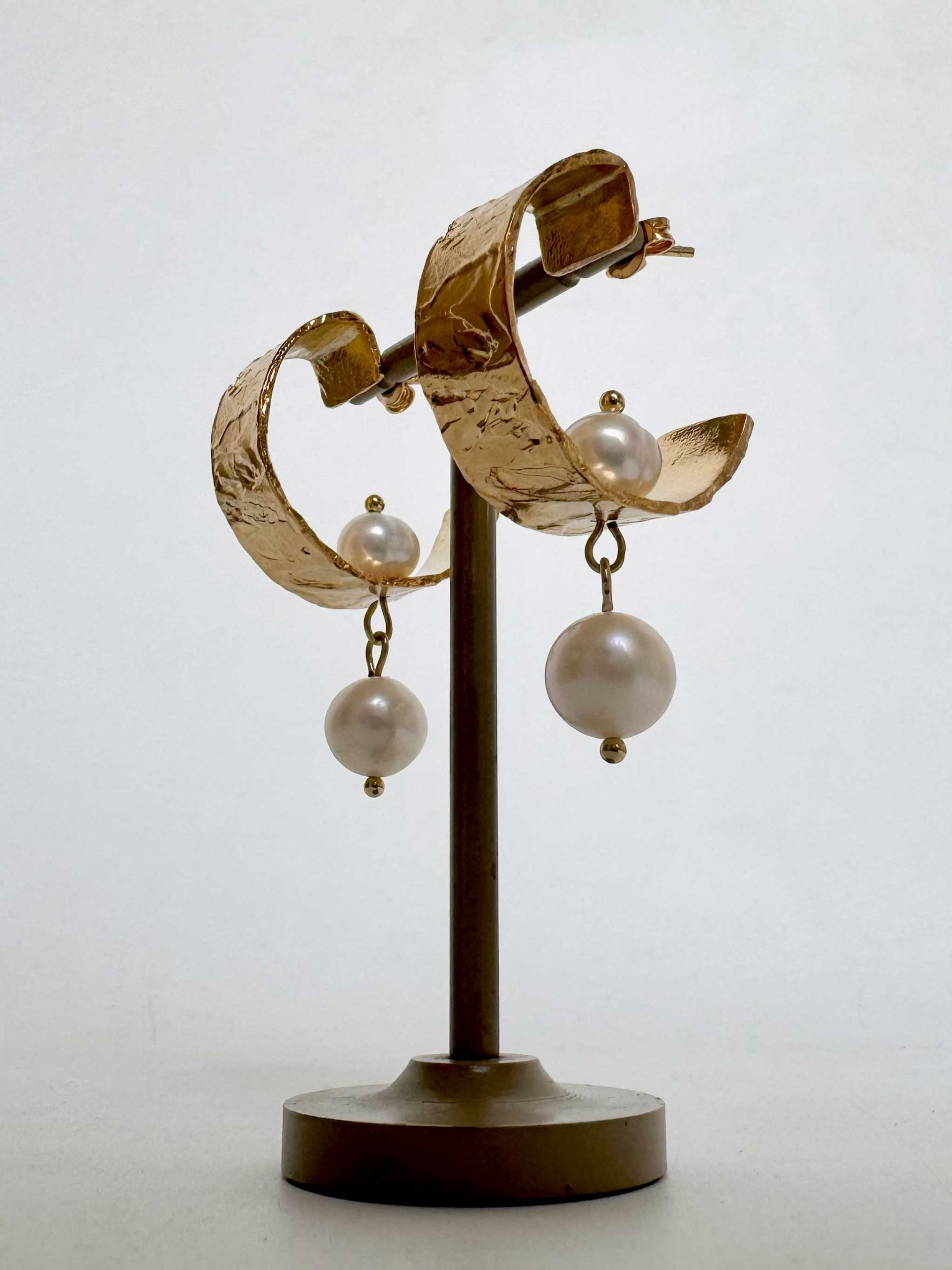 Minđuše mesing alke - Unikatni nakit